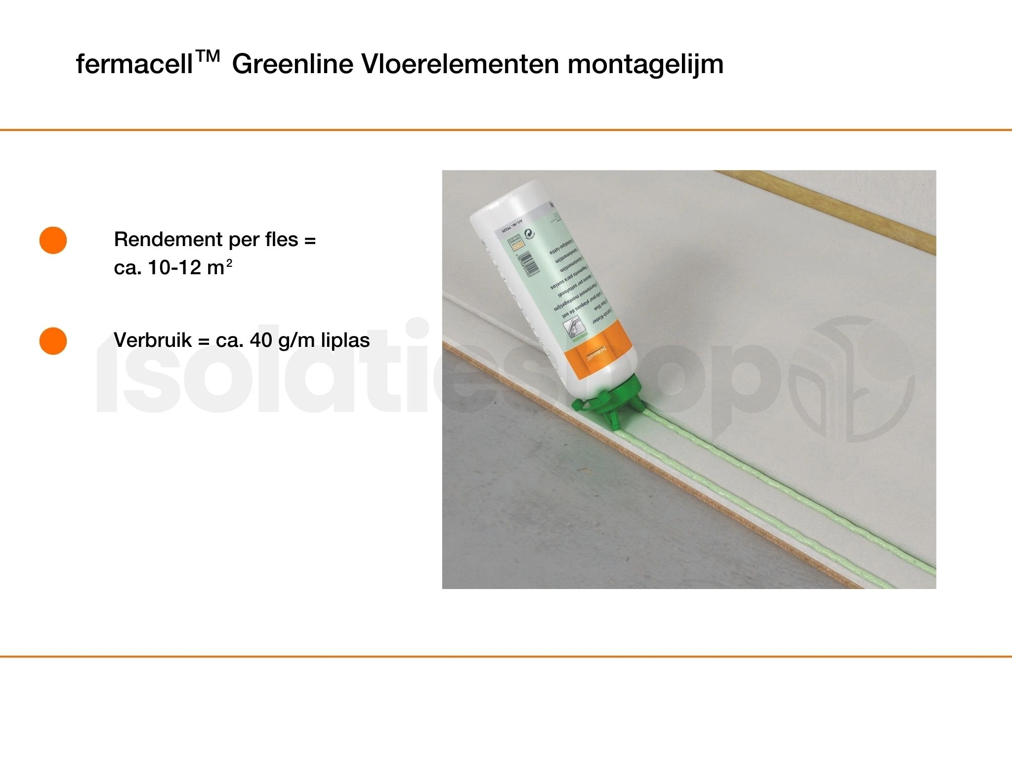 Purschuim / lijmen Fermacell Greenline vloerelement montagelijm 1kg ...