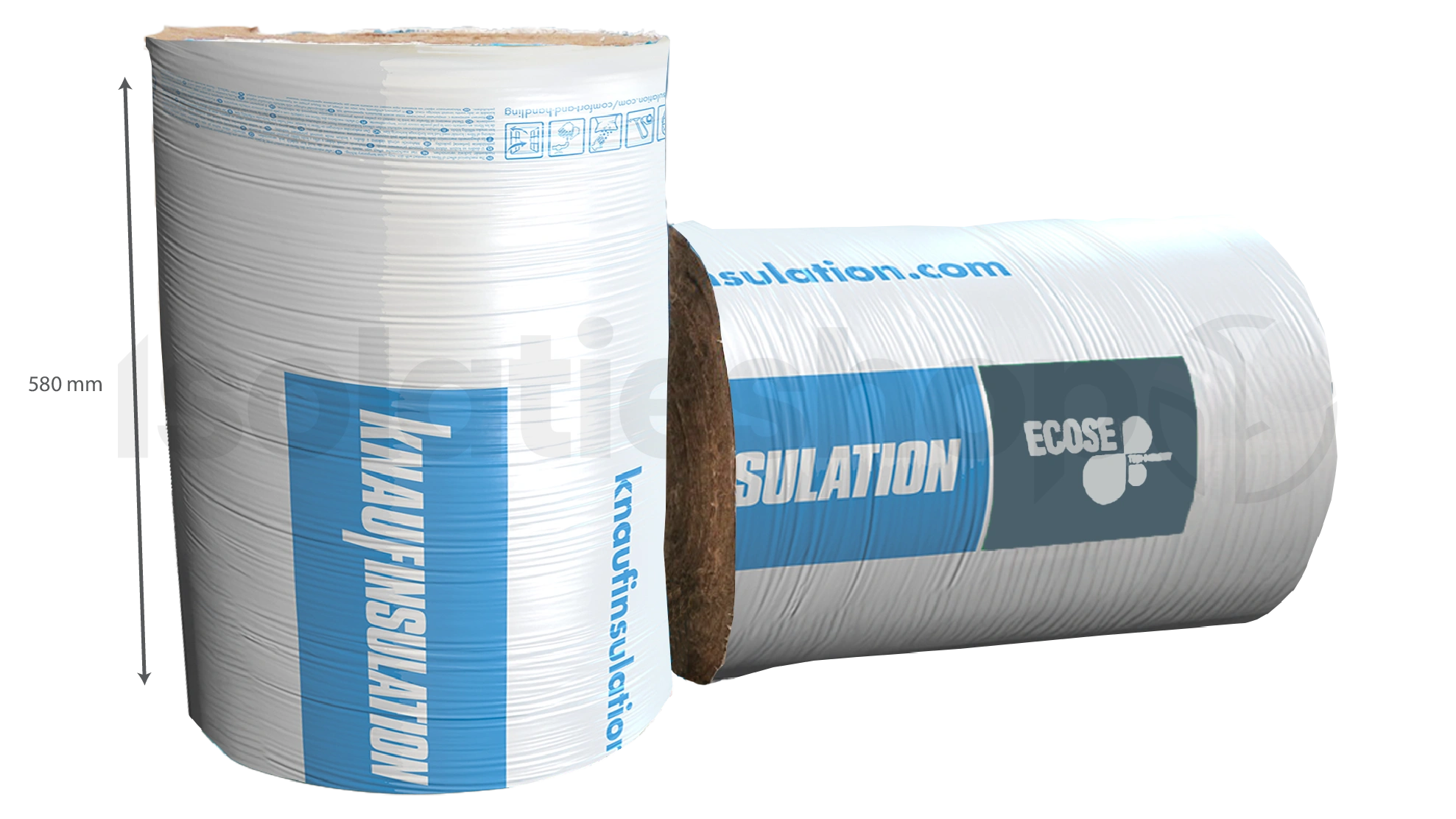 Knauf Naturoll 032 | 170mm Onbeklede Glaswol | De Isolatieshop