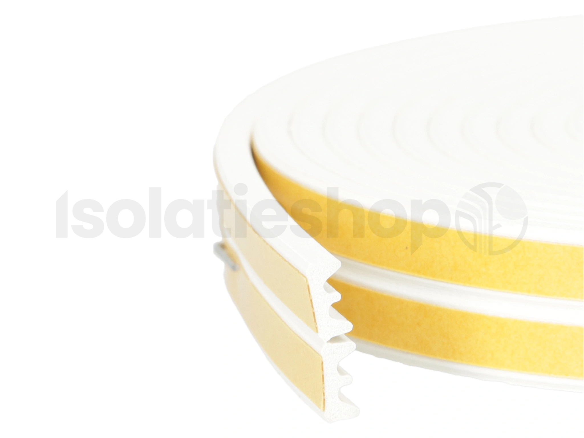 Isofour Tochtband wit E zelfklevend 2x3m | De Isolatieshop