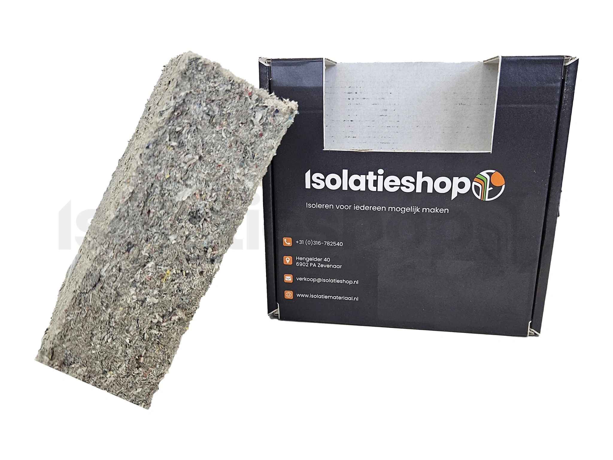 Isolatieshop sample Cellulose isolatie | De Isolatieshop