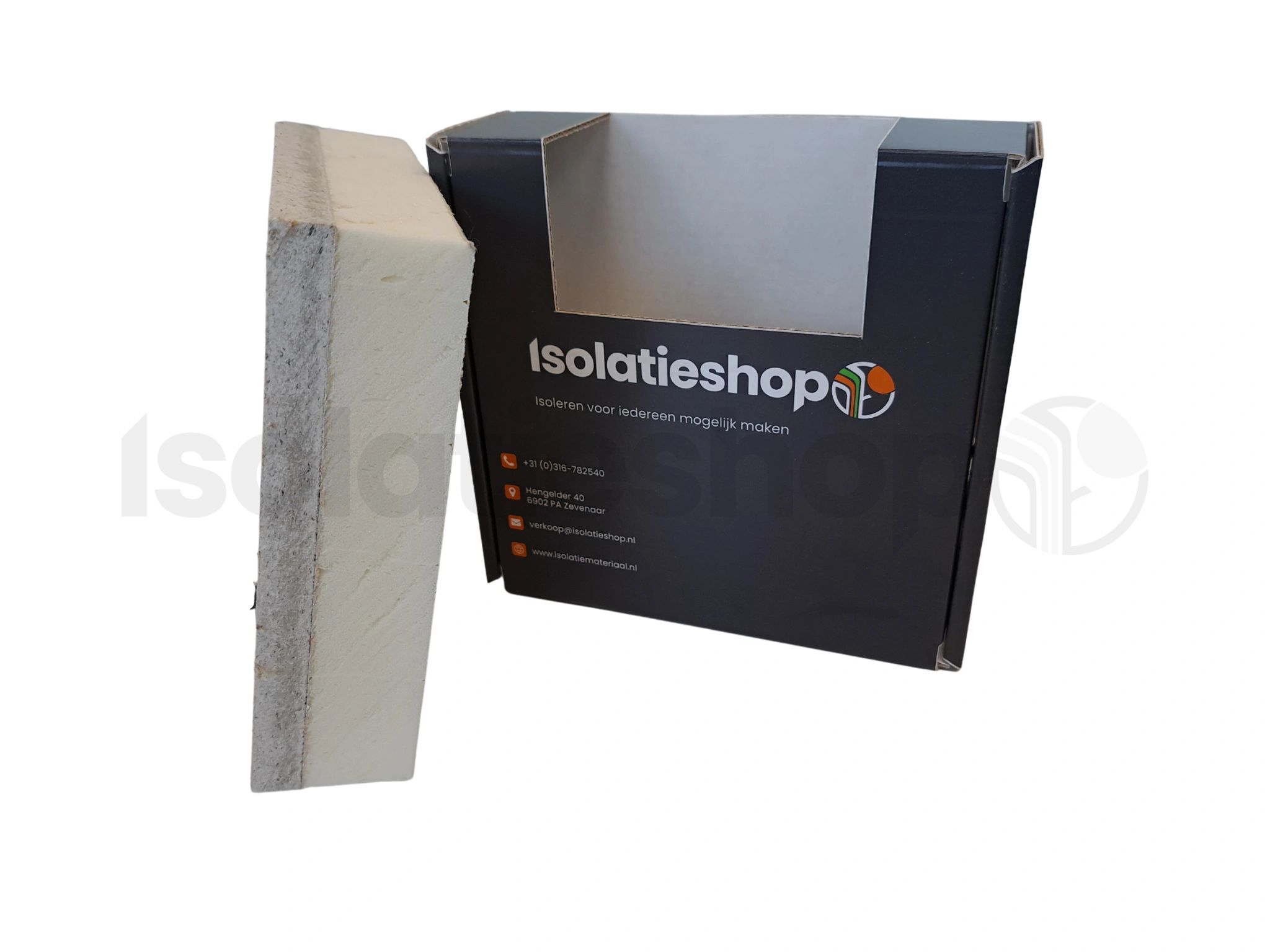 Isolatieshop sample PIR + Fermacell | De Isolatieshop