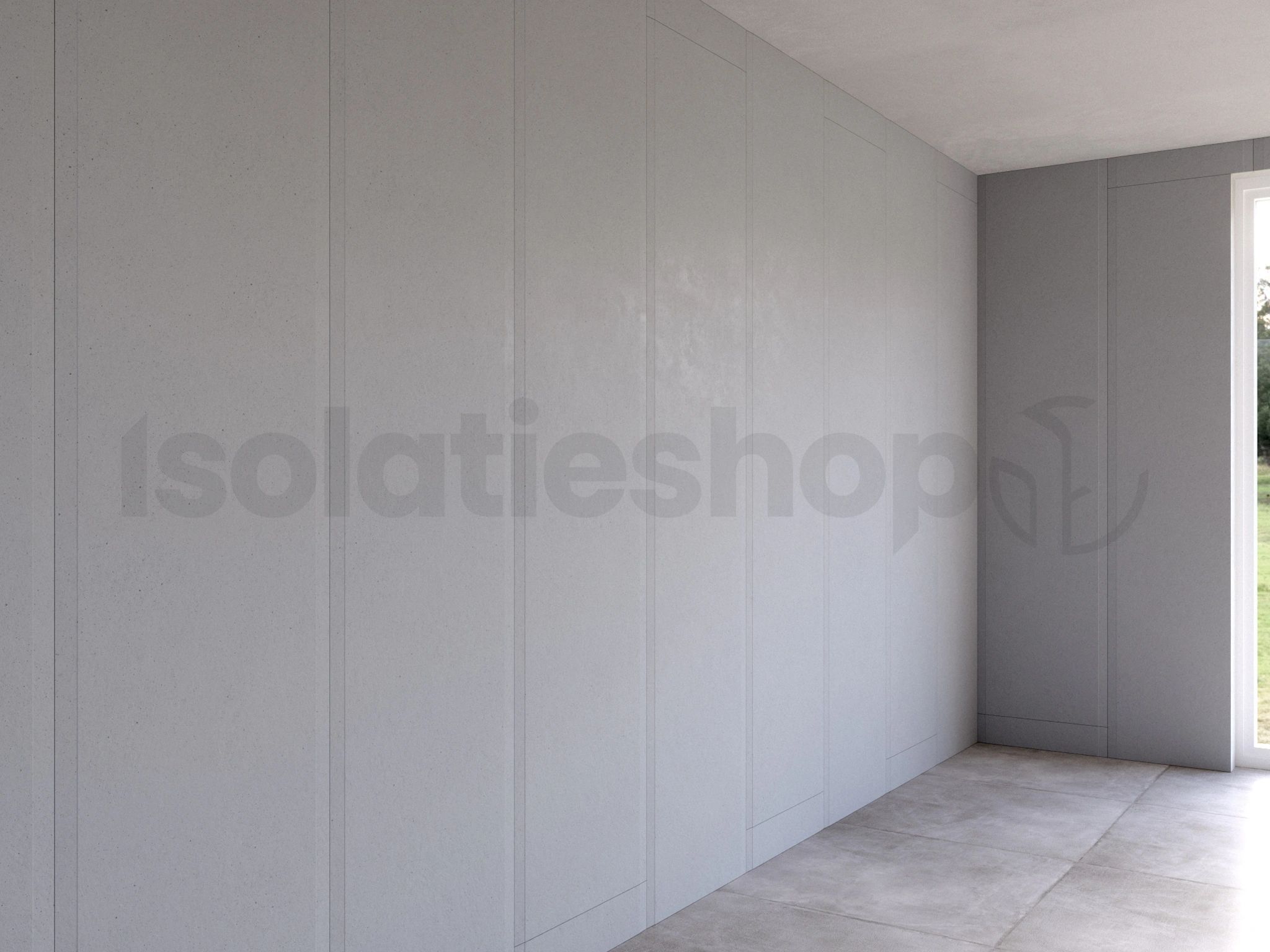 PIR + Fermacell 2AK 2600 x 600 x 60mm Isolatieplaat - Isolatieshop | De Isolatieshop