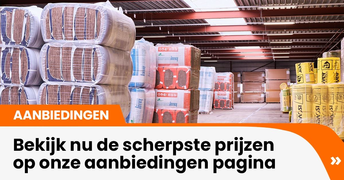 Onze scherpste aanbiedingen | De Isolatieshop